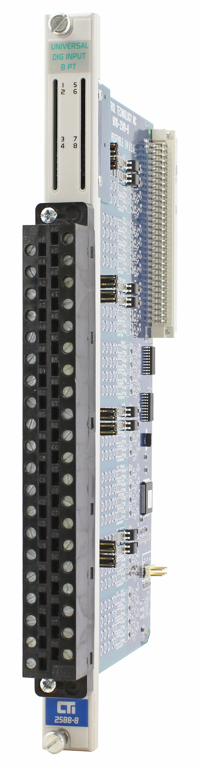 CTI - 2588-8 8-Point Universal Discrete Input Module (MATURED - replaced by 2589-B)